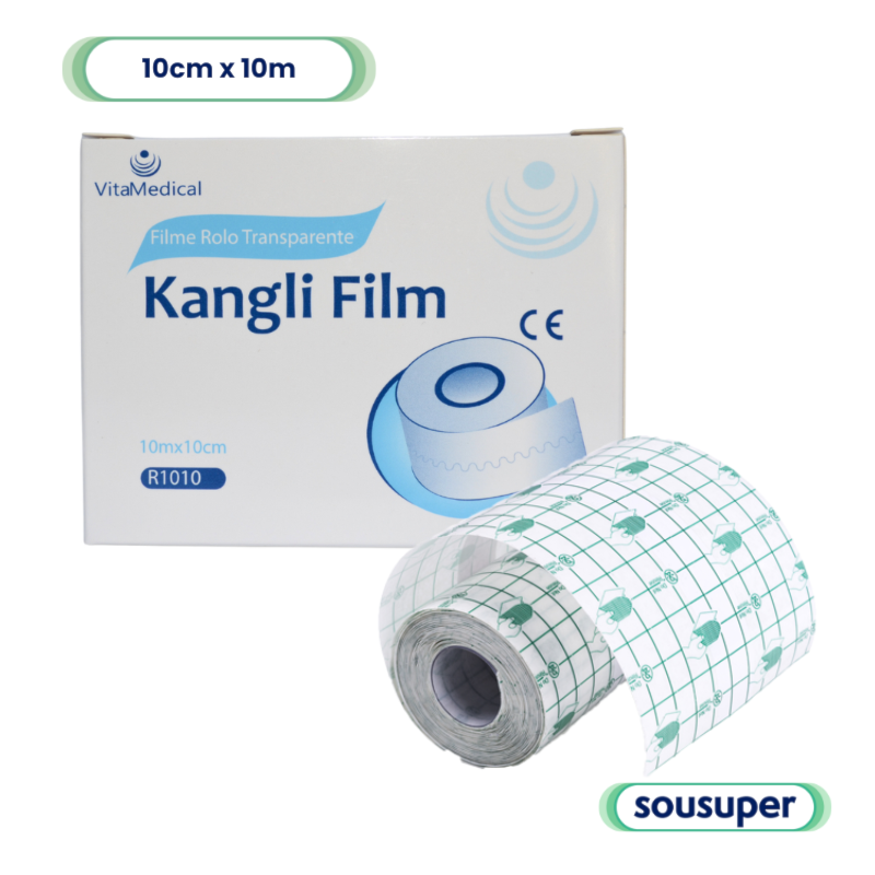 Curativo Filme Transparente Rolo 10cm x 10m Vitamedical - SouSuper