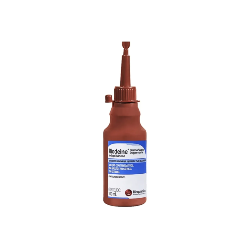 Riodeine PVPI Dermo Suave Degermante 100ml c/30 Rioquímica - SouSuper