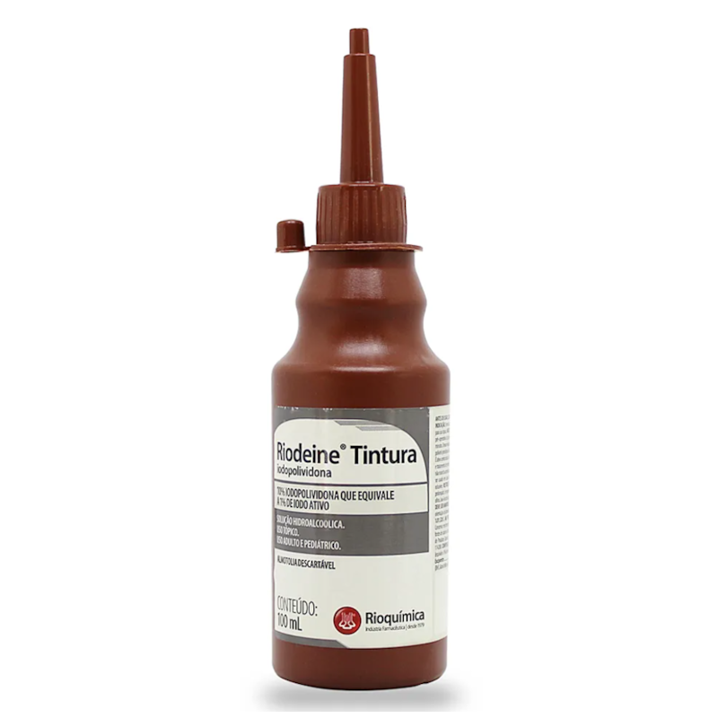 Riodeine Tintura PVPI Almotolia 100ml c/30 Rioquímica - SouSuper
